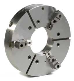 BISON 3-Jaw (2 Piece) Scroll Chuck Forged Steel Body Plain Back 20 inch ...