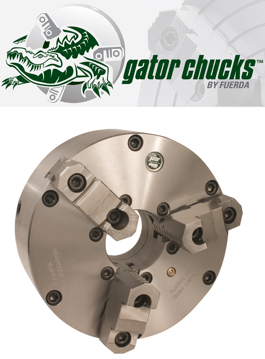 Gator 3 & 6 Jaw Adjustable Semi Steel Lathe Chuck