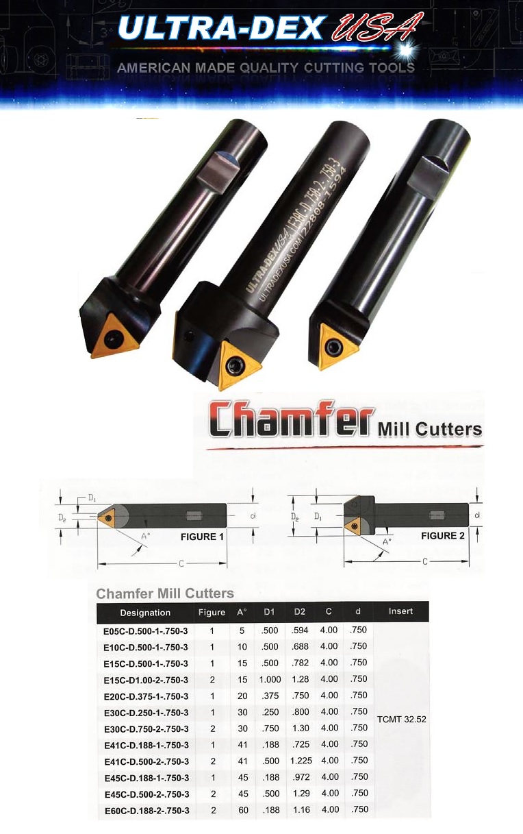 Indexable Chamfer 45 Degree