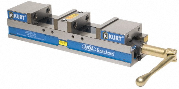 KURT 6" Vise with Hard Jaw Kit HDL6J