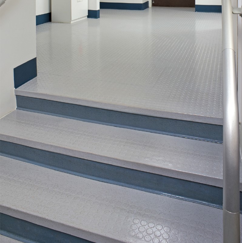 Rubber Stair Treads: Lo-Disc Design Pattern | All Stair Treads