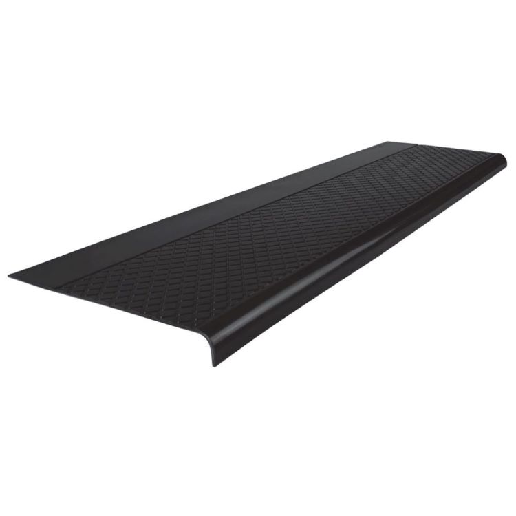 Grit Strip Rubber Stair Tread - Round Nose | All Stair Treads