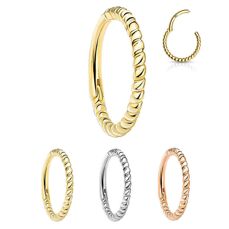Gold seamless septum ring store