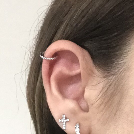 14K Yellow Gold Versatile Orbital Hinged Clicker Ring - Cartilage ...