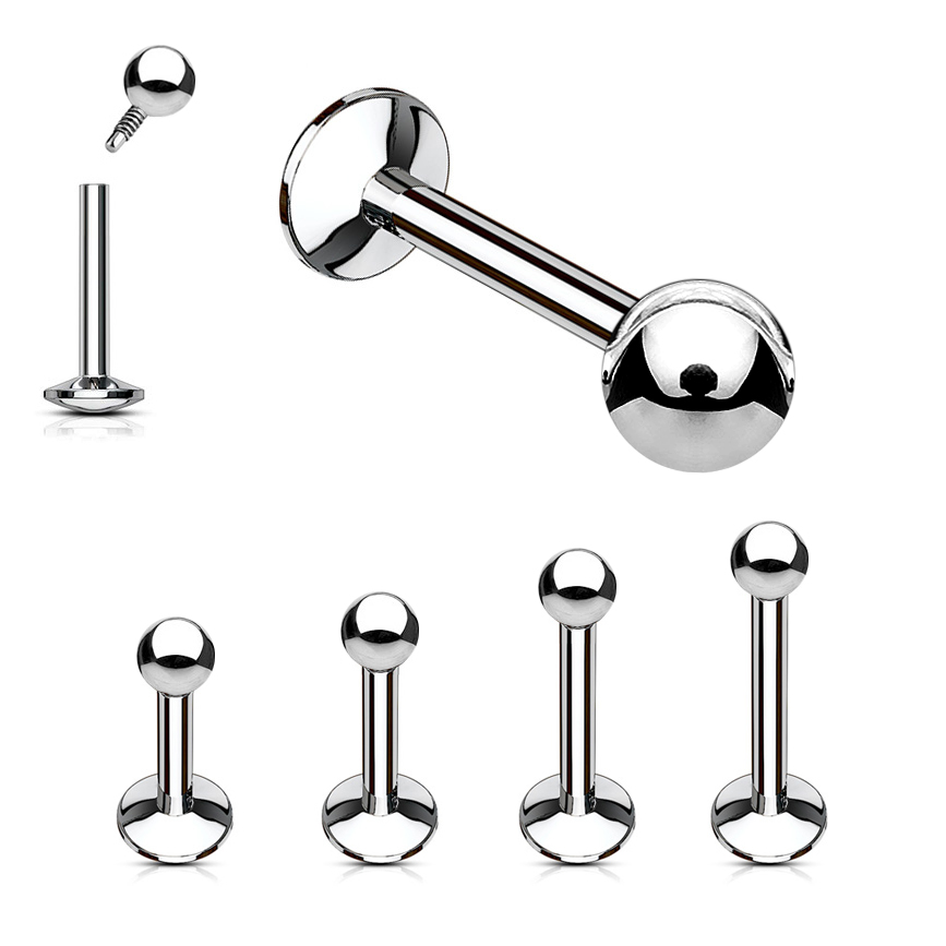 316L Threaded Stud - Cartilage, Tragus, Monroe, Nose