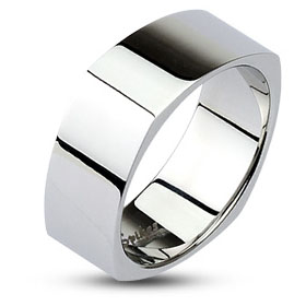316L Stainless Steel Ring - -ge
