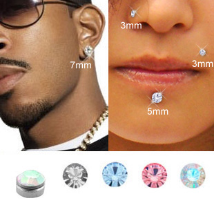 7 mm Magnetic Fake Labret / Ear Stud