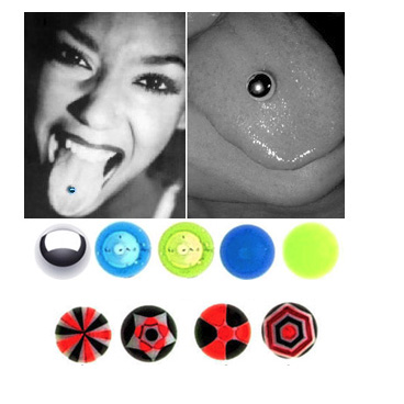 Fake Tongue Ring Barbell
