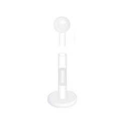 14G Flexible Ball Push-In Bioplast Labret Retainer