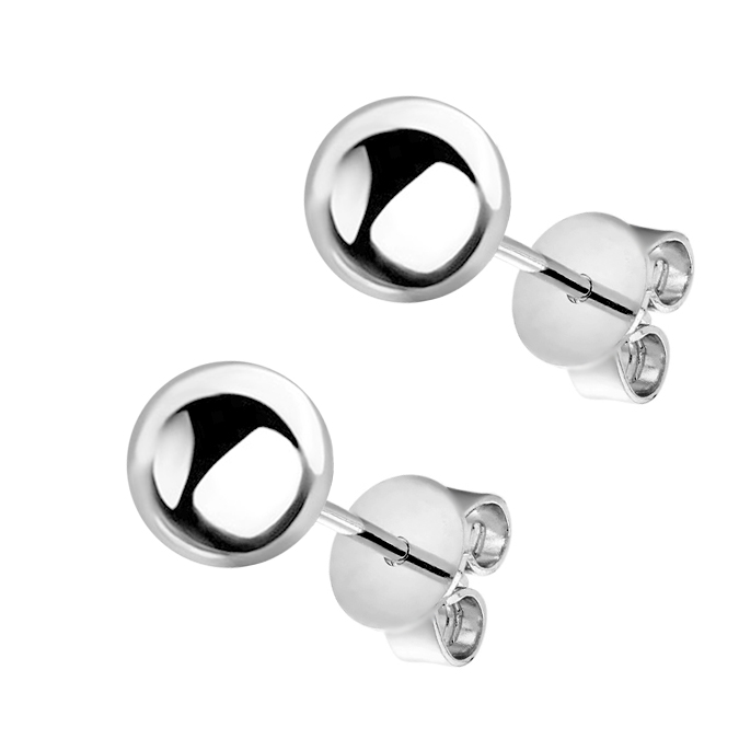 Pair of Hypoallergenic G23 Titanium Ball Earrings