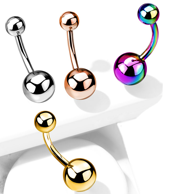 G23 Titanium Basic Belly Button Ring