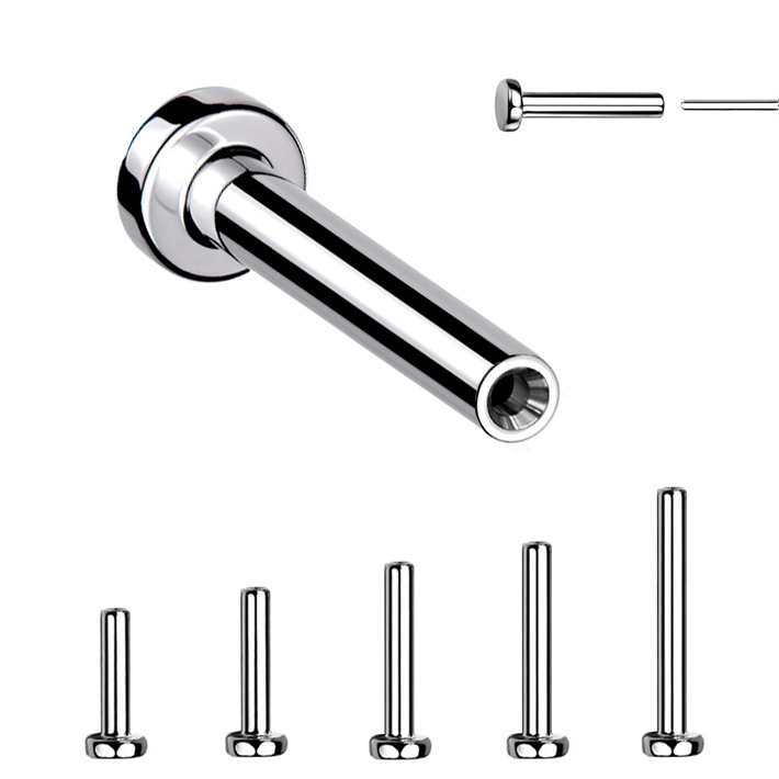 G23 Titanium Threadless Push-In Replacement Flat Back Post