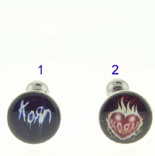 316L Korn Tongue Ring Barbell