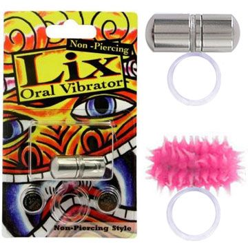 Non-Piercing LIX Vibrating Tongue Ring Barbell