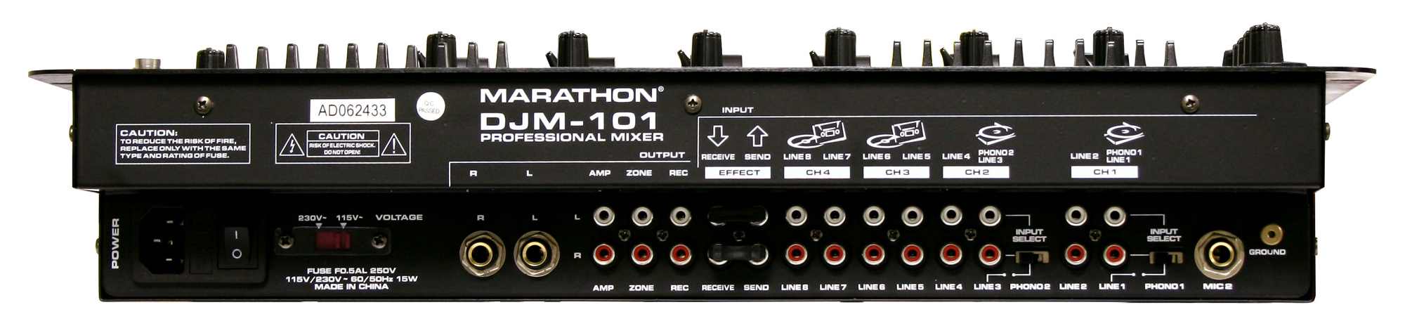 MARATHON ® DJM-101 ™ PROFESSIONAL 4-CHANNEL 19" MIXER MOBILE DJ / CLUB ...