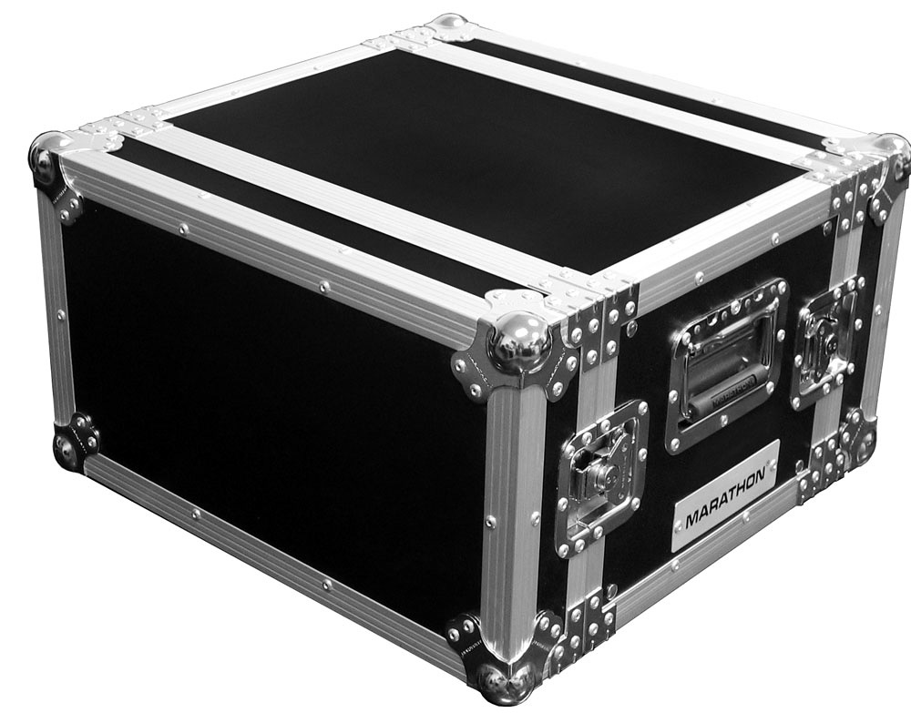 MARATHON ® FLIGHT ROAD CASE ™ MA-6UED ™ 6U EFFECT DELUXE CASE