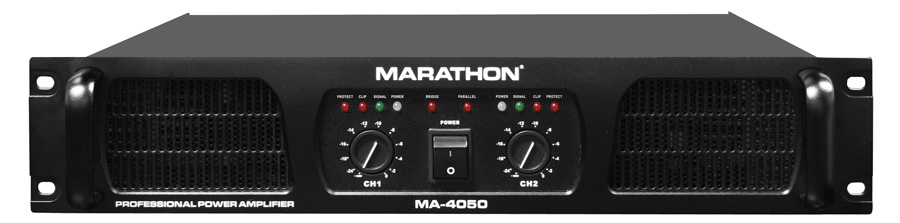 MARATHON ® MA-4050 ™ 2-Channel MA Professional Series Power AMPLIFIER