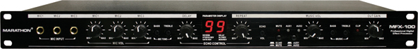 MARATHON ® MFX-100 ™ Professional Digital Echo & Reverb