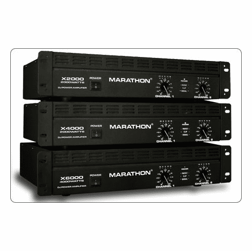 MARATHON ® X2000 ™ Professional X Series 2000 Watts POWER AMPLIFIER