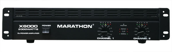 MARATHON ® X6000 ™ Professional X Series 6000 Watts POWER AMPLIFIER
