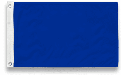 Blank Golf Flags- Royal Blue