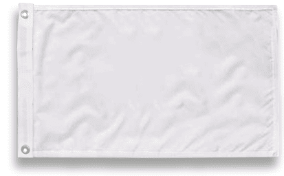 Blank Golf Flags- White