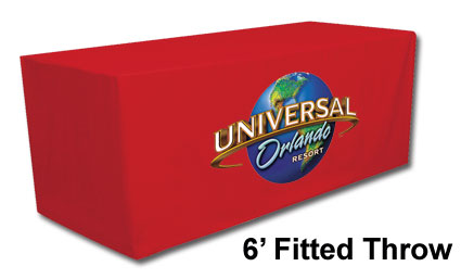 Custom Fitted 6' Table Banner - Unlimited Colors & No Set-Up Fees!