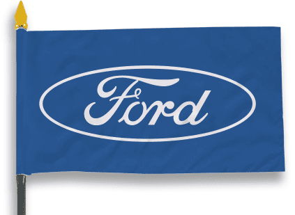 Custom Miniature Flags 12"x18" - Unlimited Colors - No Set up Fees!