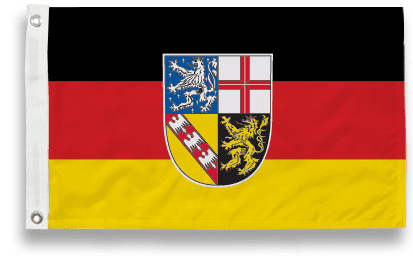 German Lander Saar Flag