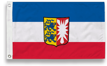 German Lander Schleswig Holstein Flag
