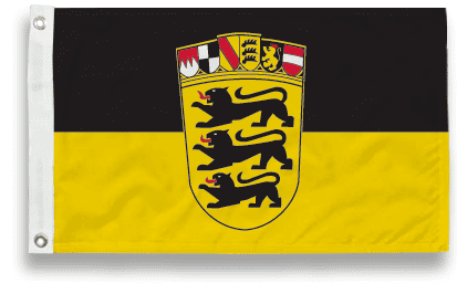 German Lander (States) - Baden Wurttemberg Flag
