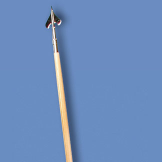 Guidon Pole Set w/ Metal Army Spear