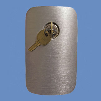 Internal Halyard Doors for Aluminum Flagpoles w/ Lock & Keys - 6" Butt ...