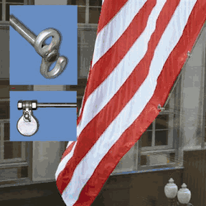 Non-Tangle Rod For Use With 6' x 10' Flag