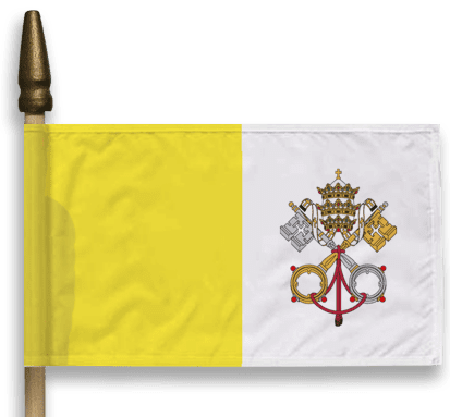Papal Flag 12"x18"