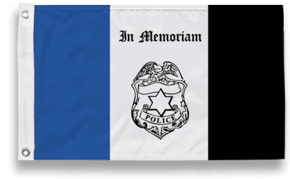Police Mourning Flags