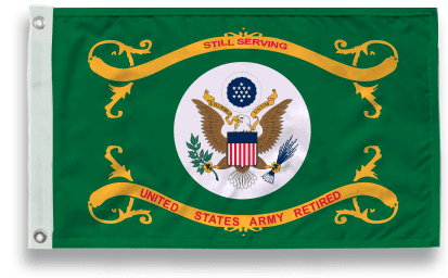 Retirement Flags - Army