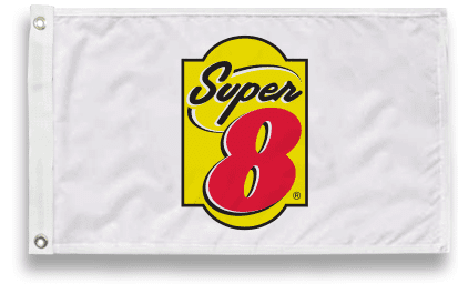 Super 8 Motel Flags