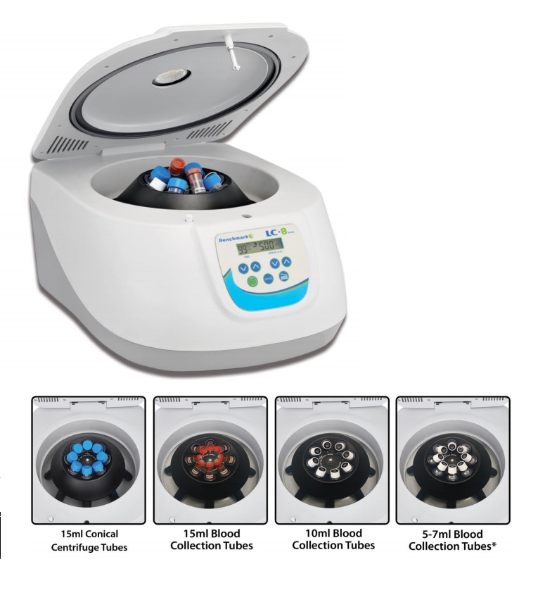 Benchmark Scientific LC8 Clinical Centrifuge, 8 x 15ml, C3100