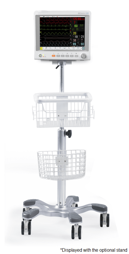 EDAN IM70 Patient Monitor | ECG, NIBP, SpO2, Resp., Temp., *ETCO2