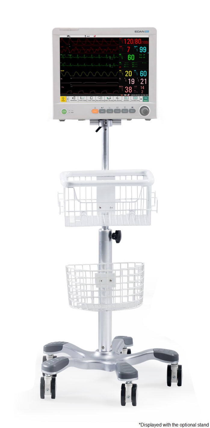 EDAN IM80 Patient Monitor | ECG, NIBP, SpO2, Resp., Temp., *ETCO2, IBP ...