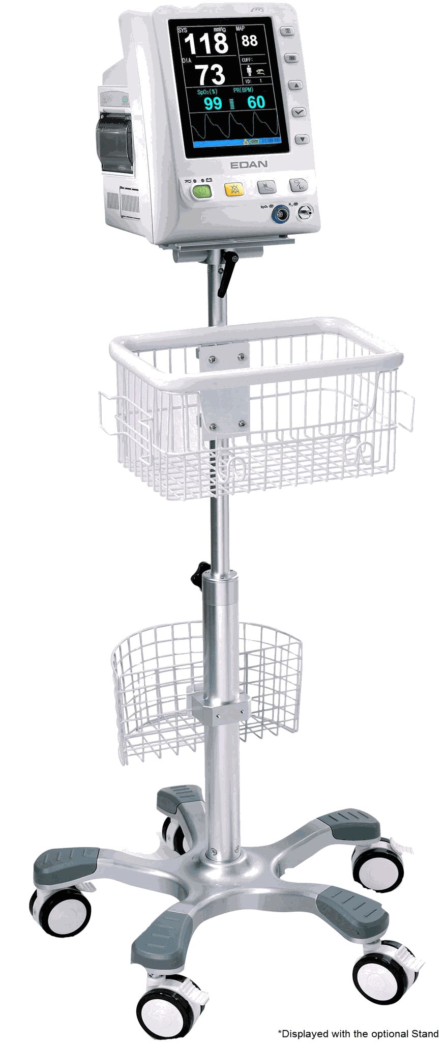 EDAN M3.NST Multi Parameter Patient Monitor | NIBP, SpO2, Temp.