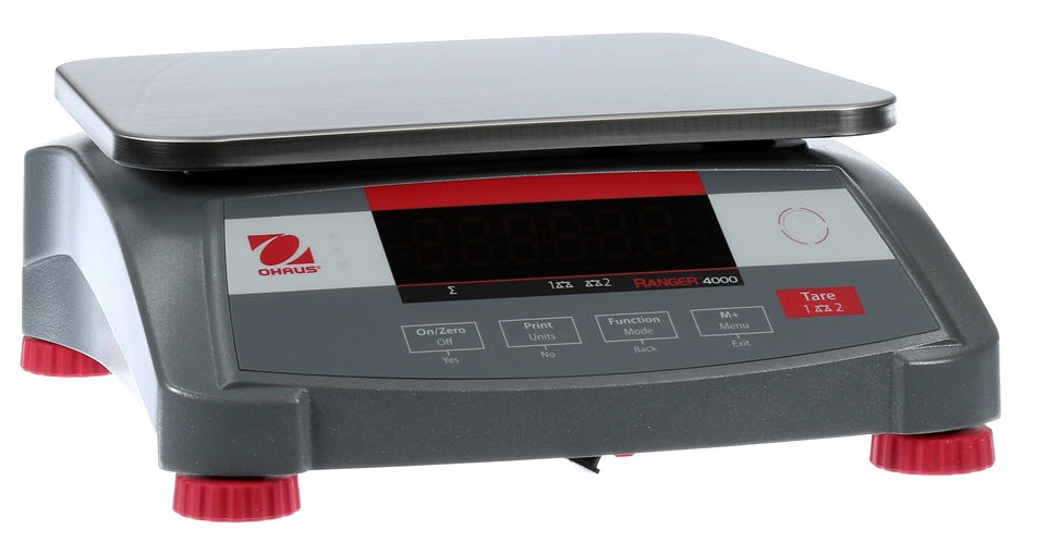 Ohaus Ranger R41ME6 Bench Scale, 15lbs x 0.0005lbs, NTEP, 30236776
