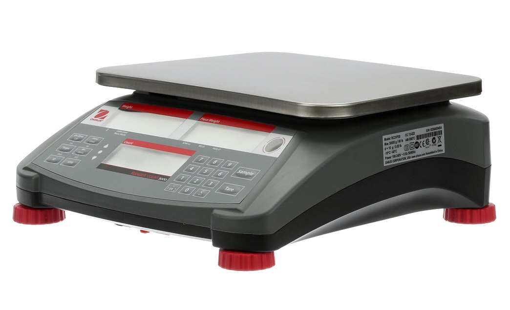 Ohaus Ranger RC31P15 Counting Scale, 30lbs x 0.01lbs, NTEP Cert'd