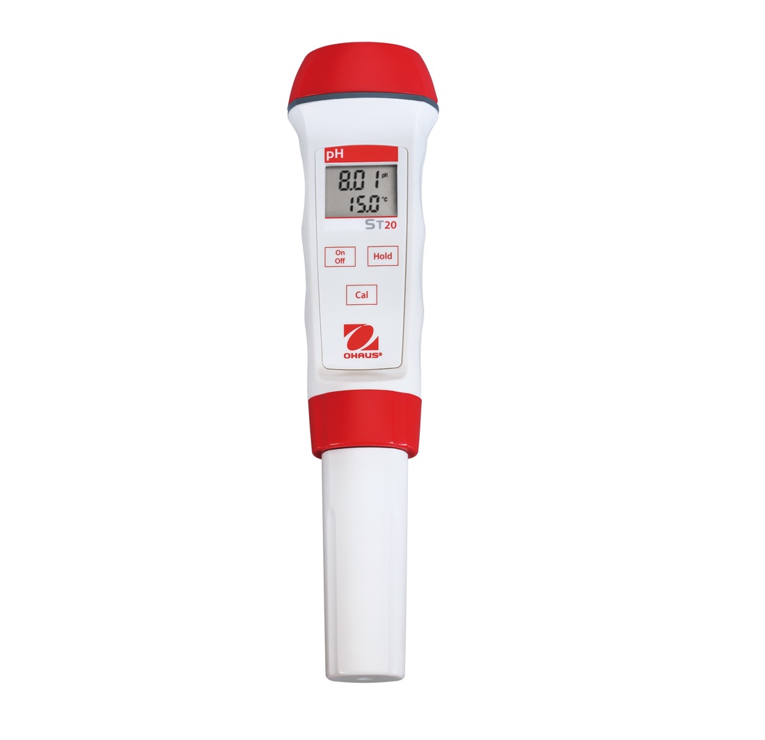Ohaus Starter ST20 Pen pH Meter w/Thermometer, 0.00 – 14 pH, 30073971