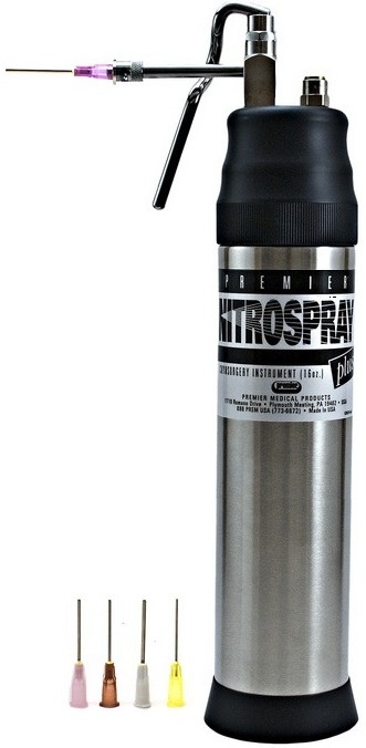 Premier Medical Nitrospray PLUS Liquid Nitrogen Sprayer with 5 Tips, 1