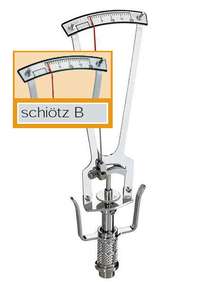 Riester Schiotz B Tonometer, Inclined Scale, Silver, 5111