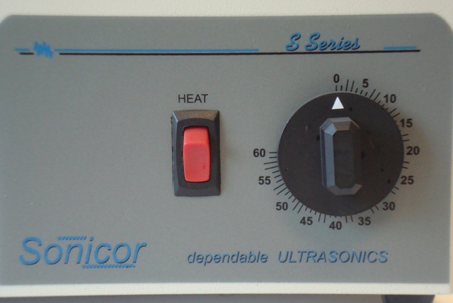 Sonicor S-101TH 1 Gal Ultrasonic Cleaner 9" x 5" x 6"