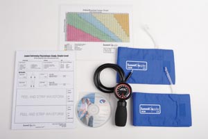 Summit ABI Kit with Aneroid, 2 Cuffs, 50 Forms, Chart & Video, K150