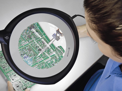 Waldmann Tevisio LED Magnifier Lamp, 112-918-000